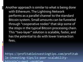 Is Poor Scalability Bitcoin’s Next Problem? | PPT