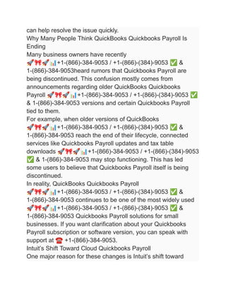 Understanding QuickBooks Payroll Changes and Migration in 2026 | PDF