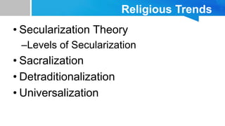 IWRBS-SHS Lesson-Is religion-dying? | PPTX