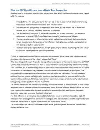 Sap Is Retail Article Master Pdf