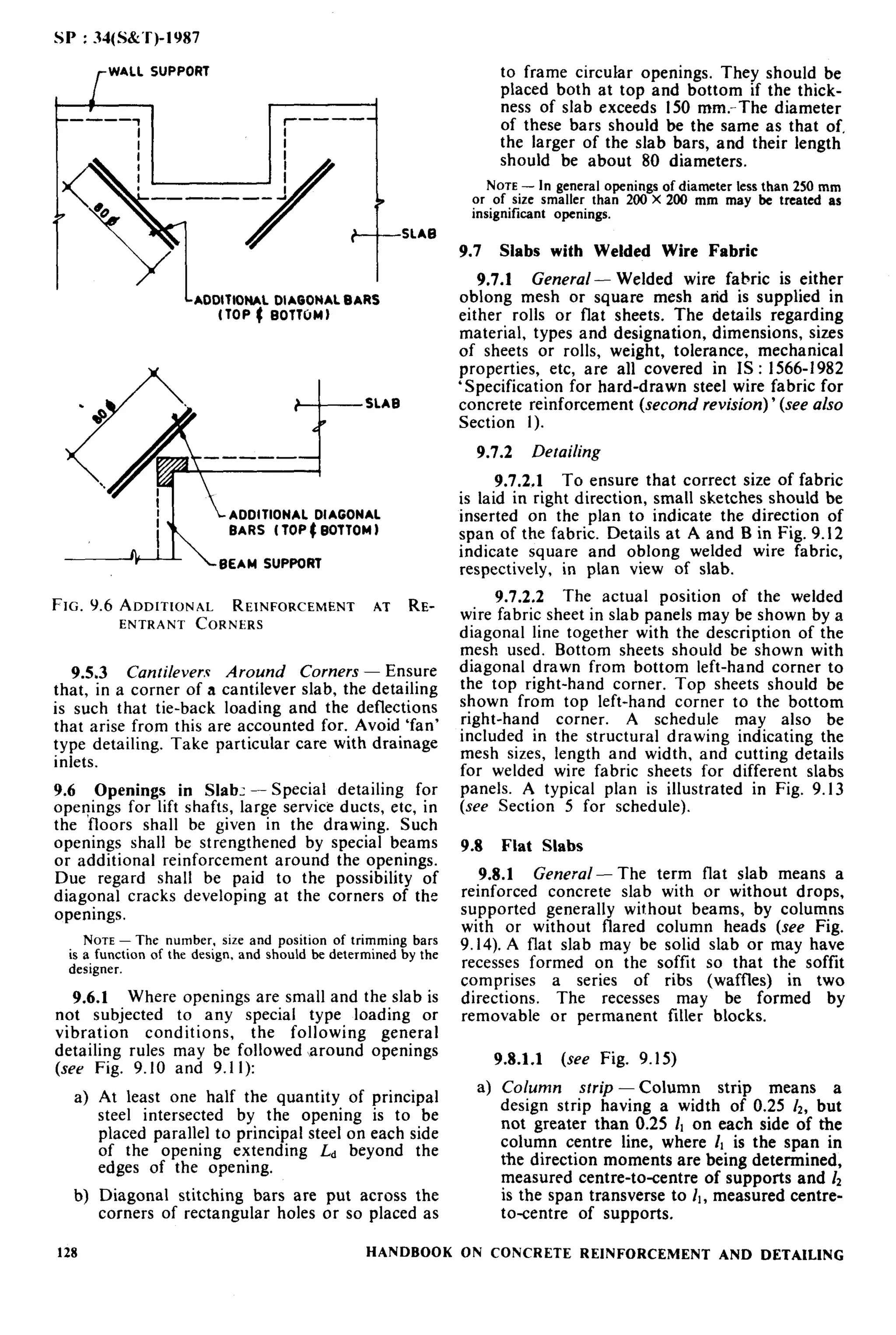 handbook on reinforce concrete and detailing | PDF