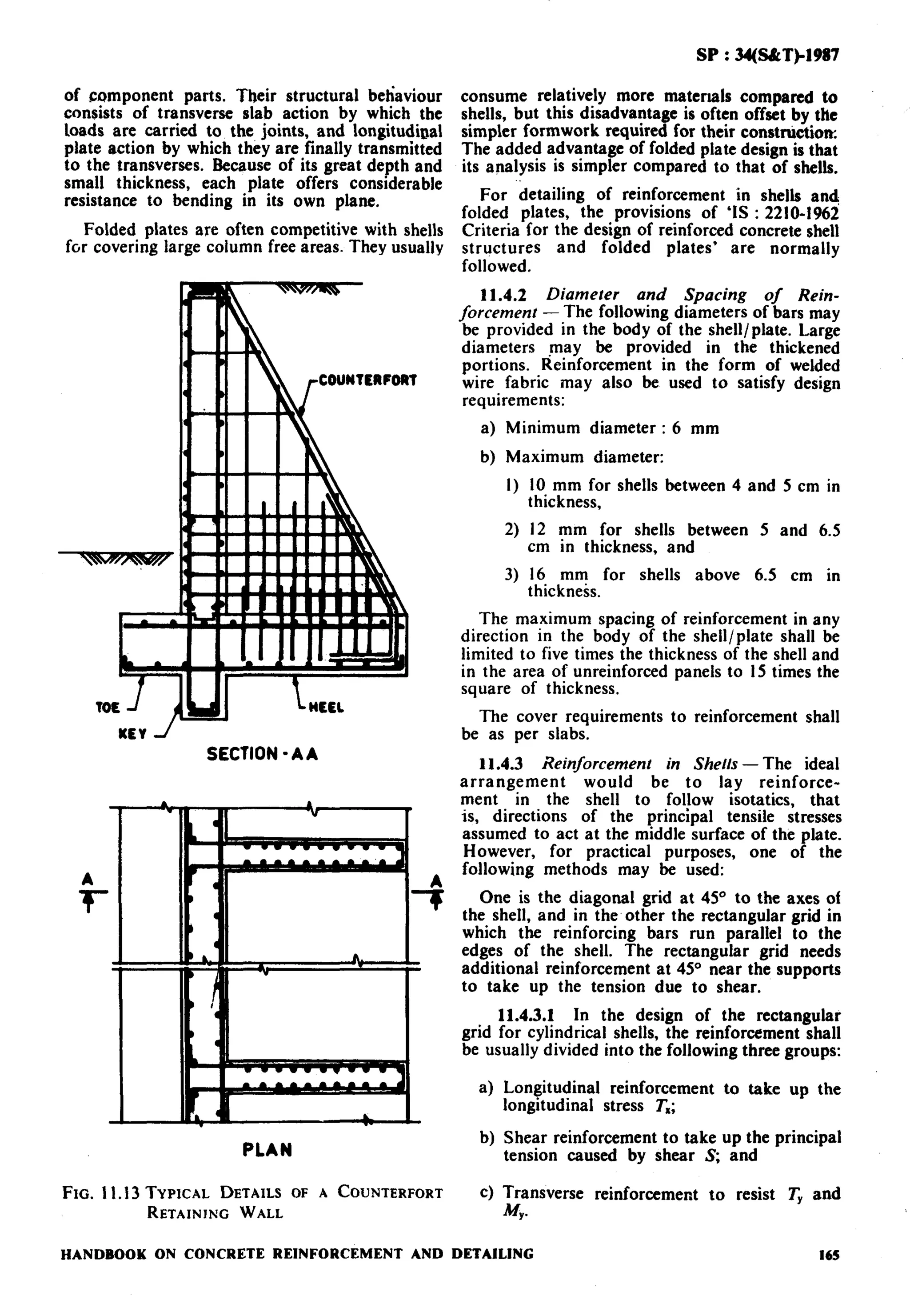 handbook on reinforce concrete and detailing | PDF