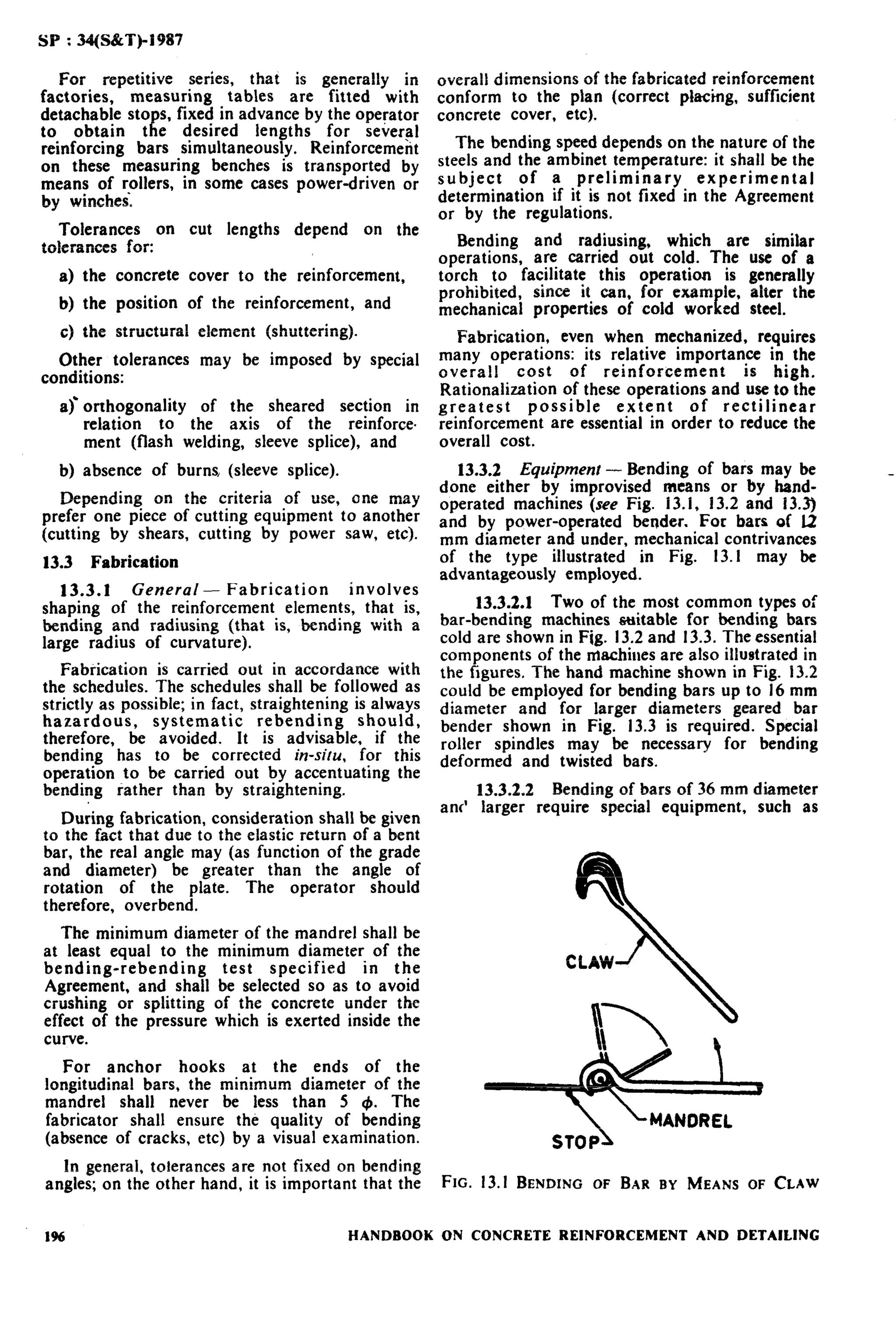 handbook on reinforce concrete and detailing | PDF