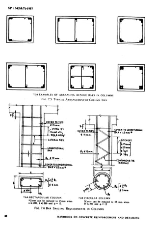 handbook on reinforce concrete and detailing | PDF