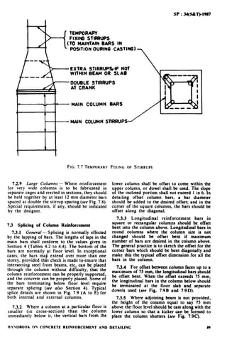 handbook on reinforce concrete and detailing | PDF