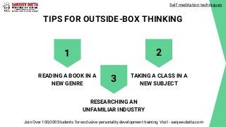 Is Thinking Outside of the Box A Skill? | PPT
