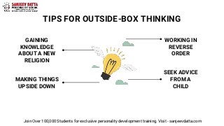 Is Thinking Outside of the Box A Skill? | PPT
