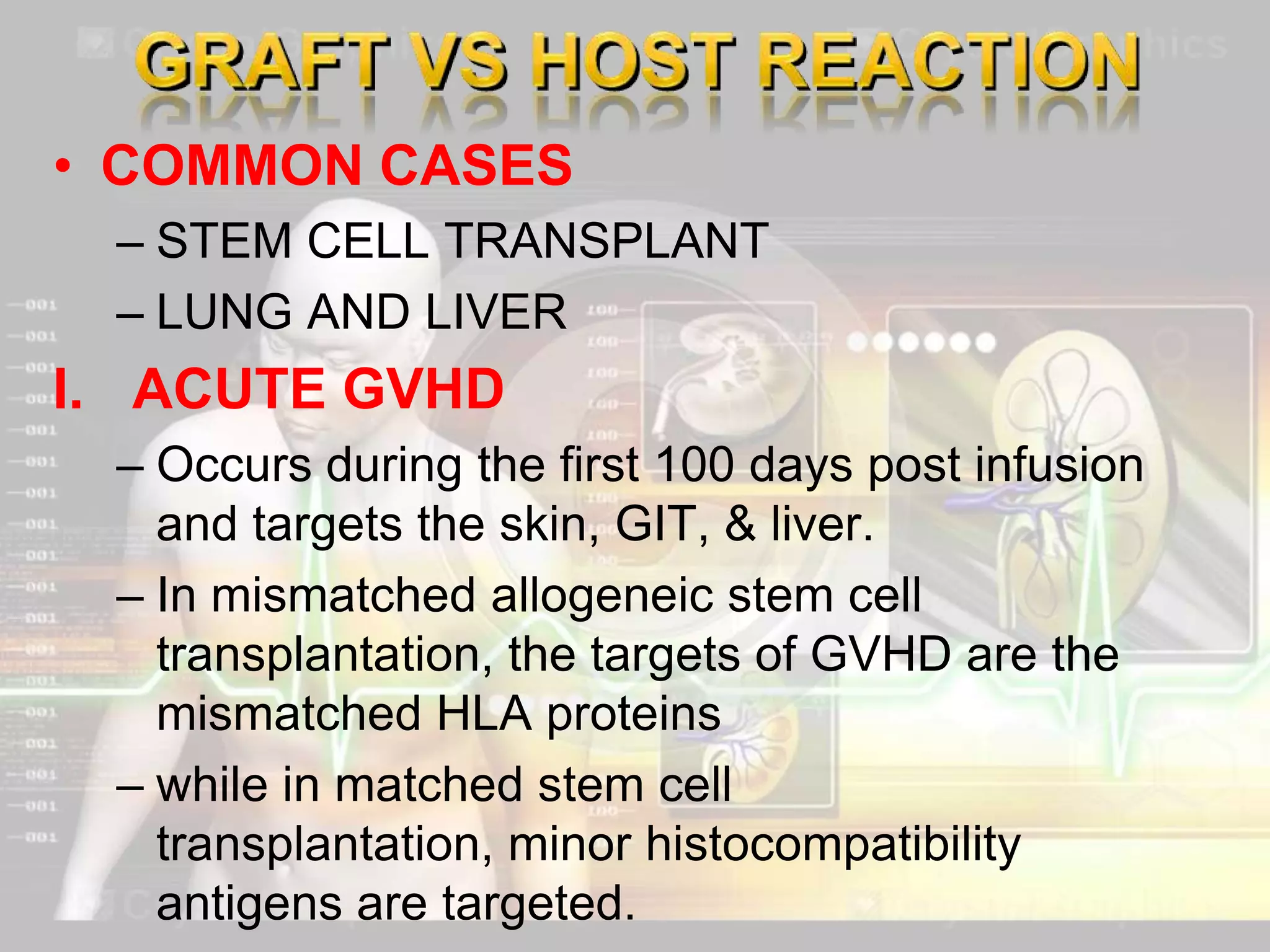 Immunology and Serology (transplantation reactions) | PPTX