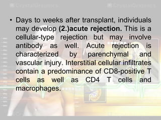 Immunology and Serology (transplantation reactions) | PPTX