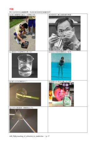 Is08 F3phy Teaching S2 Refraction Tir Student | PDF