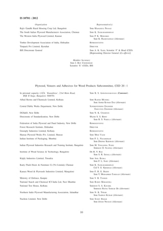 IINDIAN STANDARD OF STRUCTURAL PLYWOOD — SPECIFICATION | PDF