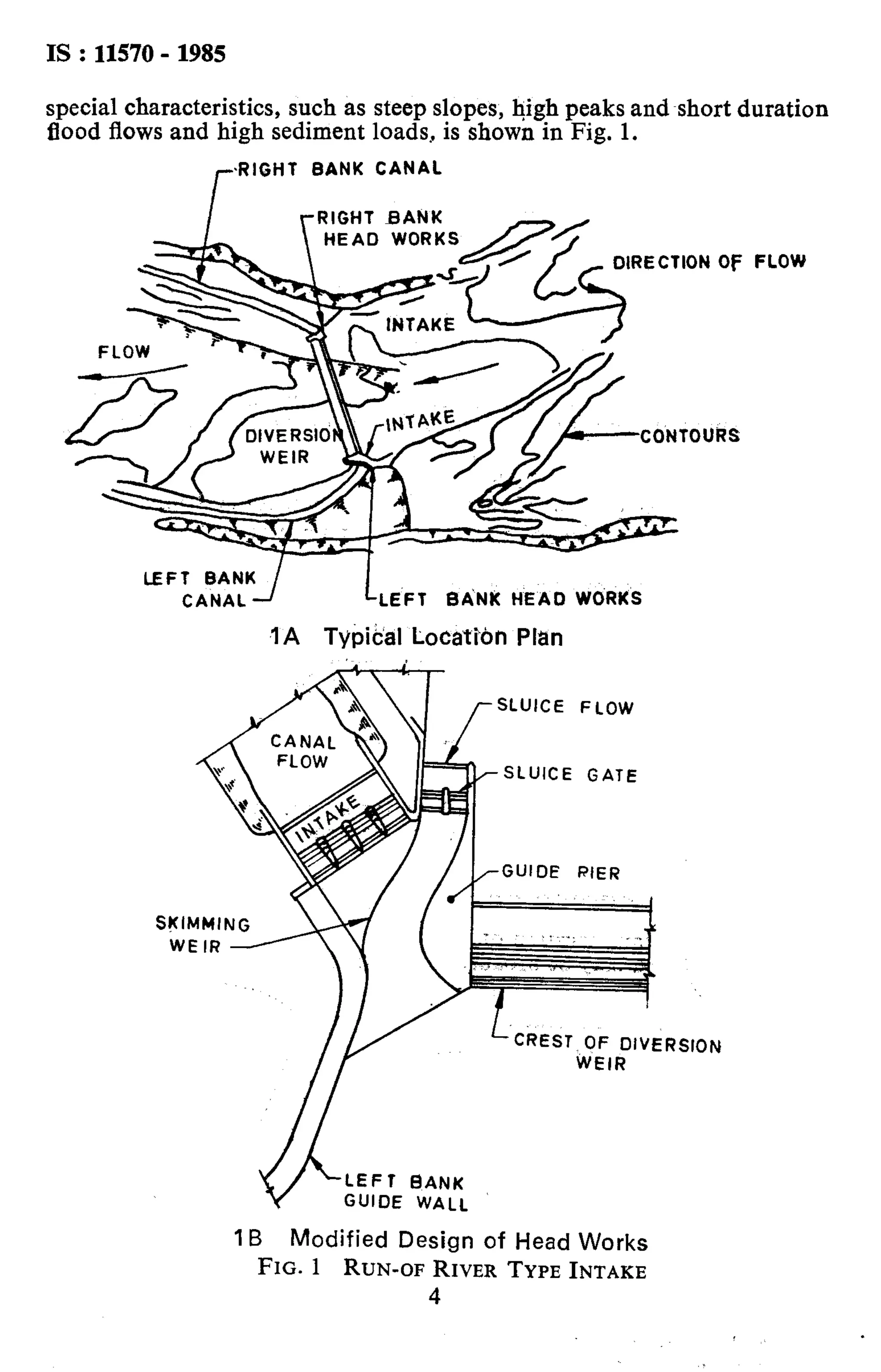 IS 11570 (1985)_ Criteria for hydraulic design of irrigation intake ...
