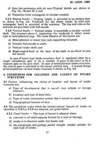 IS 11570 (1985)_ Criteria for hydraulic design of irrigation intake ...