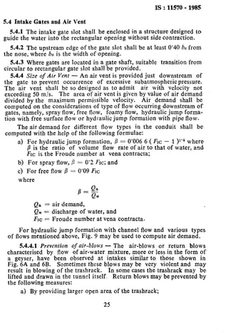 IS 11570 (1985)_ Criteria for hydraulic design of irrigation intake ...