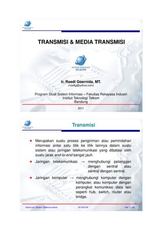 IS1323 04-Transmission Media | PDF