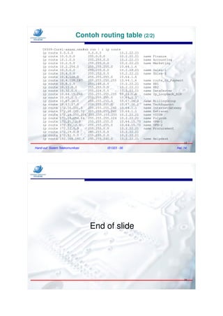 IS1323 07-Routing | PDF