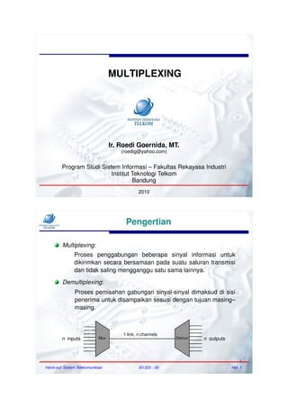 IS1323 09-Multiplexing | PDF