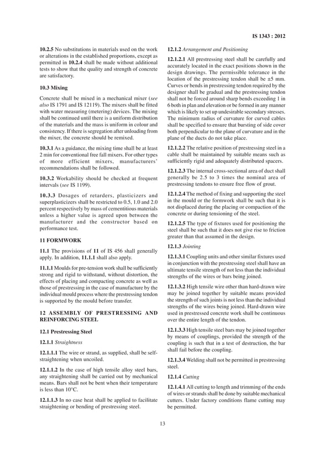 Is 1343 2012 | PDF