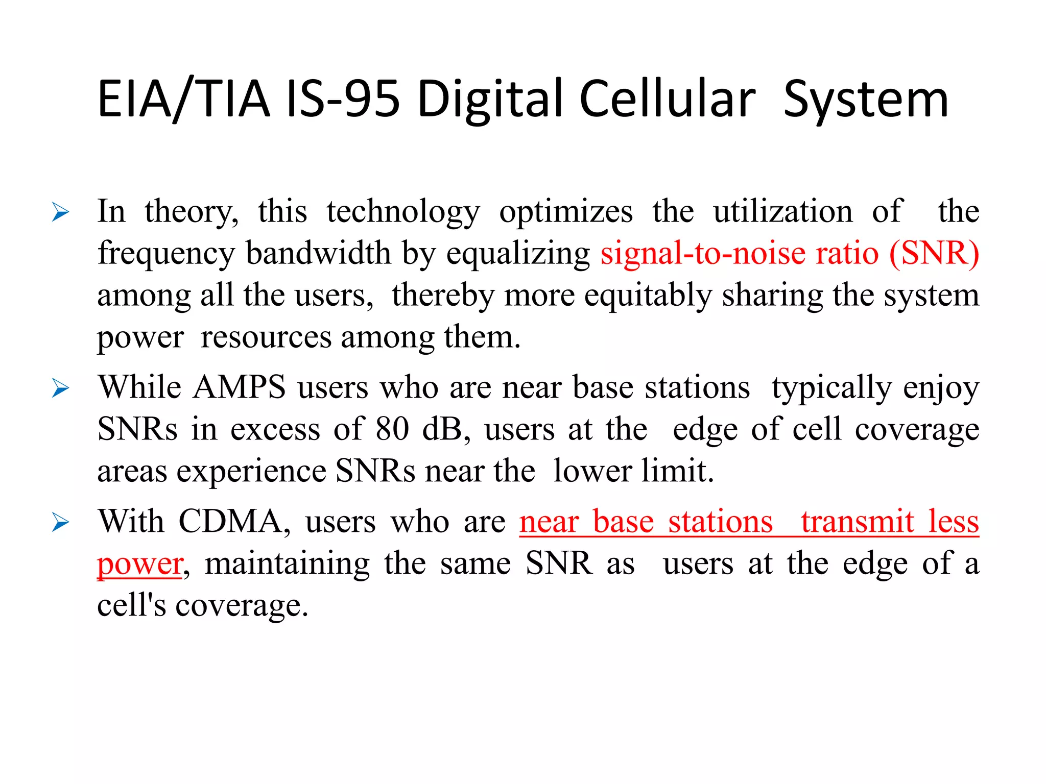EIA / TIA IS-136 Digital Cellular System | PDF