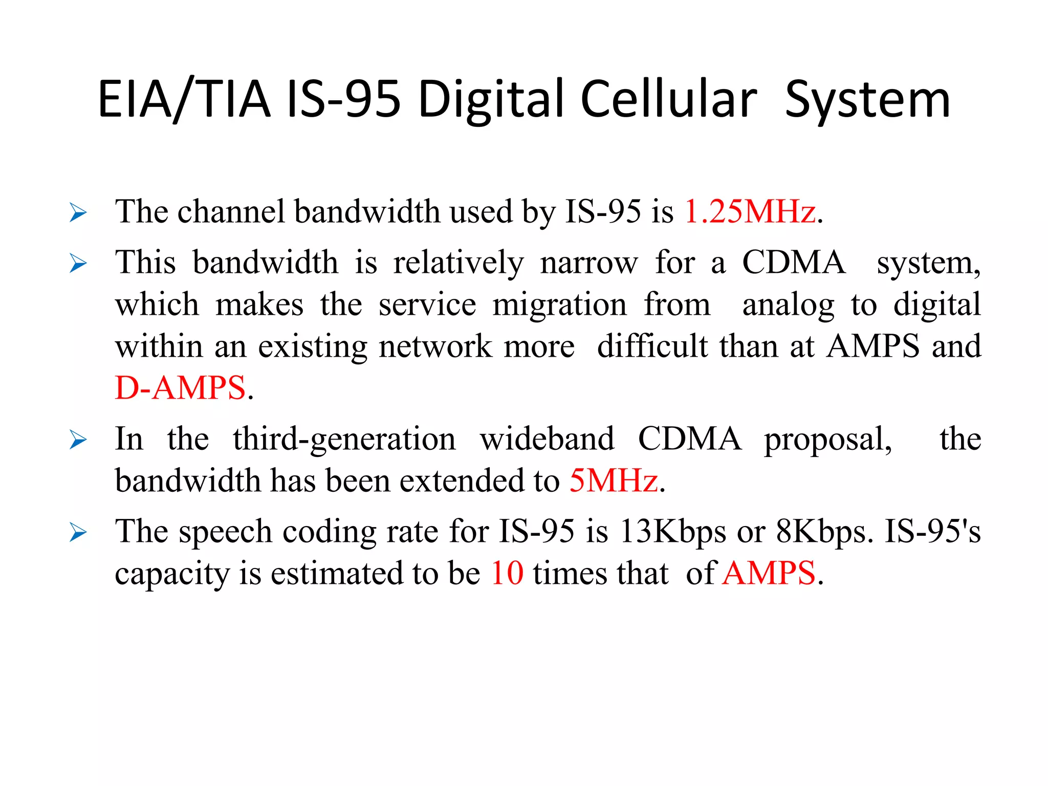 EIA / TIA IS-136 Digital Cellular System | PDF