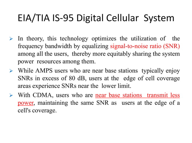 EIA / TIA IS-136 Digital Cellular System | PDF