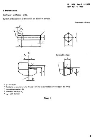 Is 1364.2.2002 head screw | PDF
