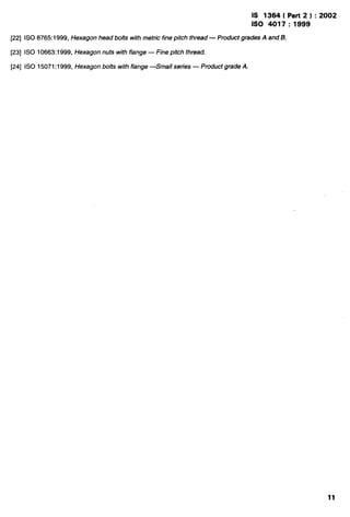 Is 1364.2.2002 head screw | PDF