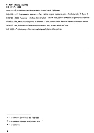 Is 1364.2.2002 head screw | PDF