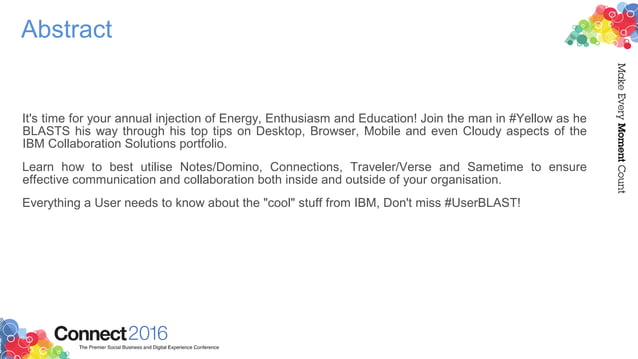 IBM Connect 2016 - IS1406 #UserBLAST | PPT