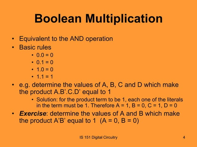 IS 151 lecture 4 | PPTX