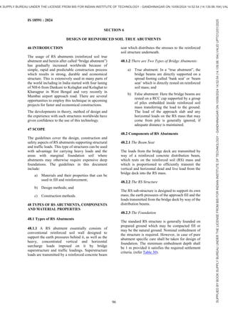 IS18591-2024 Geosynthetic Reinforced Soil Structures — Code of Practice ...