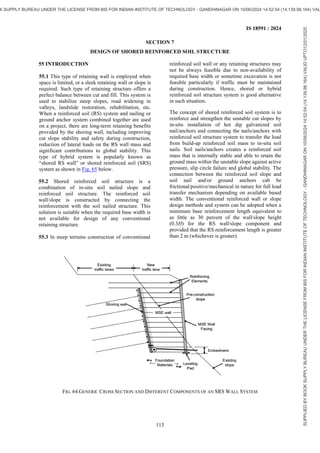 IS18591-2024 Geosynthetic Reinforced Soil Structures — Code of Practice ...