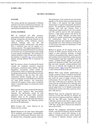 IS18591-2024 Geosynthetic Reinforced Soil Structures — Code of Practice ...