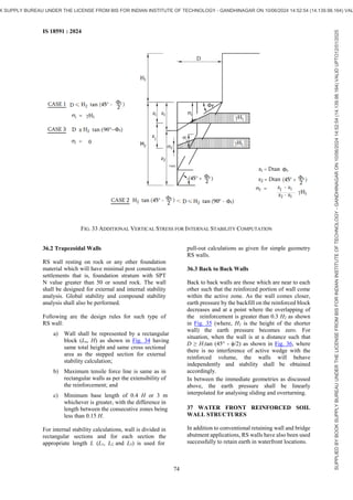 IS18591-2024 Geosynthetic Reinforced Soil Structures — Code of Practice ...