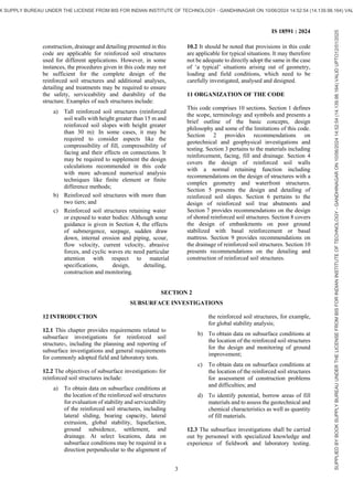 IS18591-2024 Geosynthetic Reinforced Soil Structures — Code of Practice ...