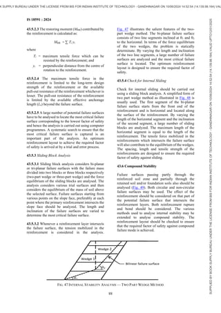 IS18591-2024 Geosynthetic Reinforced Soil Structures — Code of Practice ...