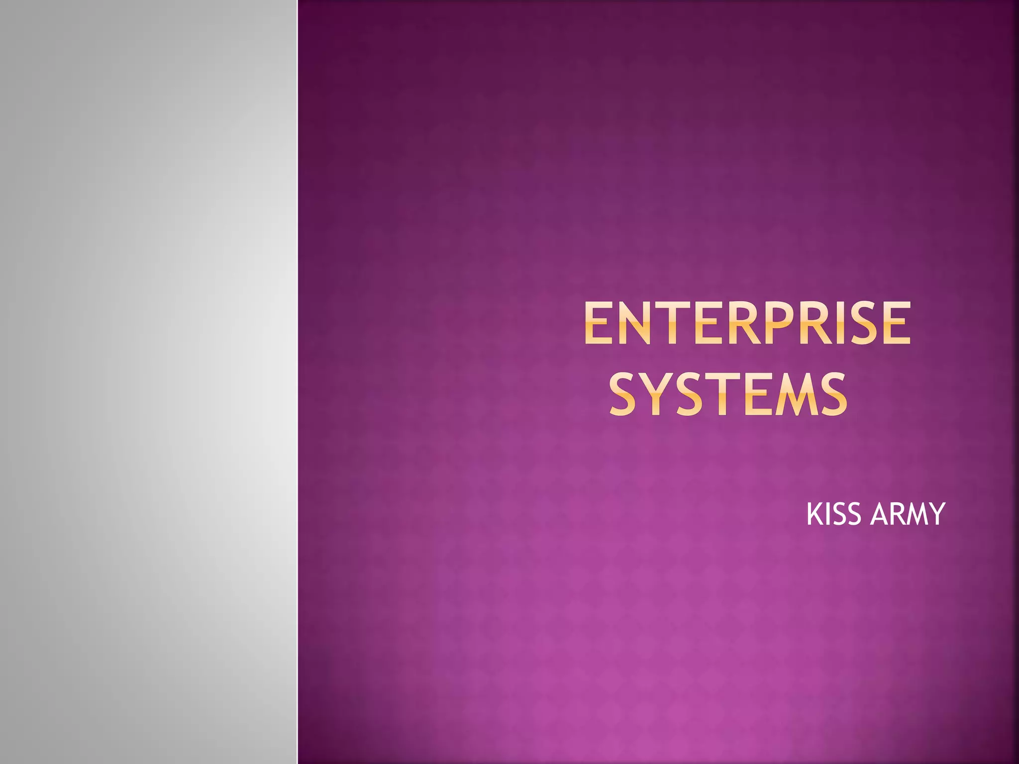 Assignment #9 - IS201 Enterprise System | PPTX