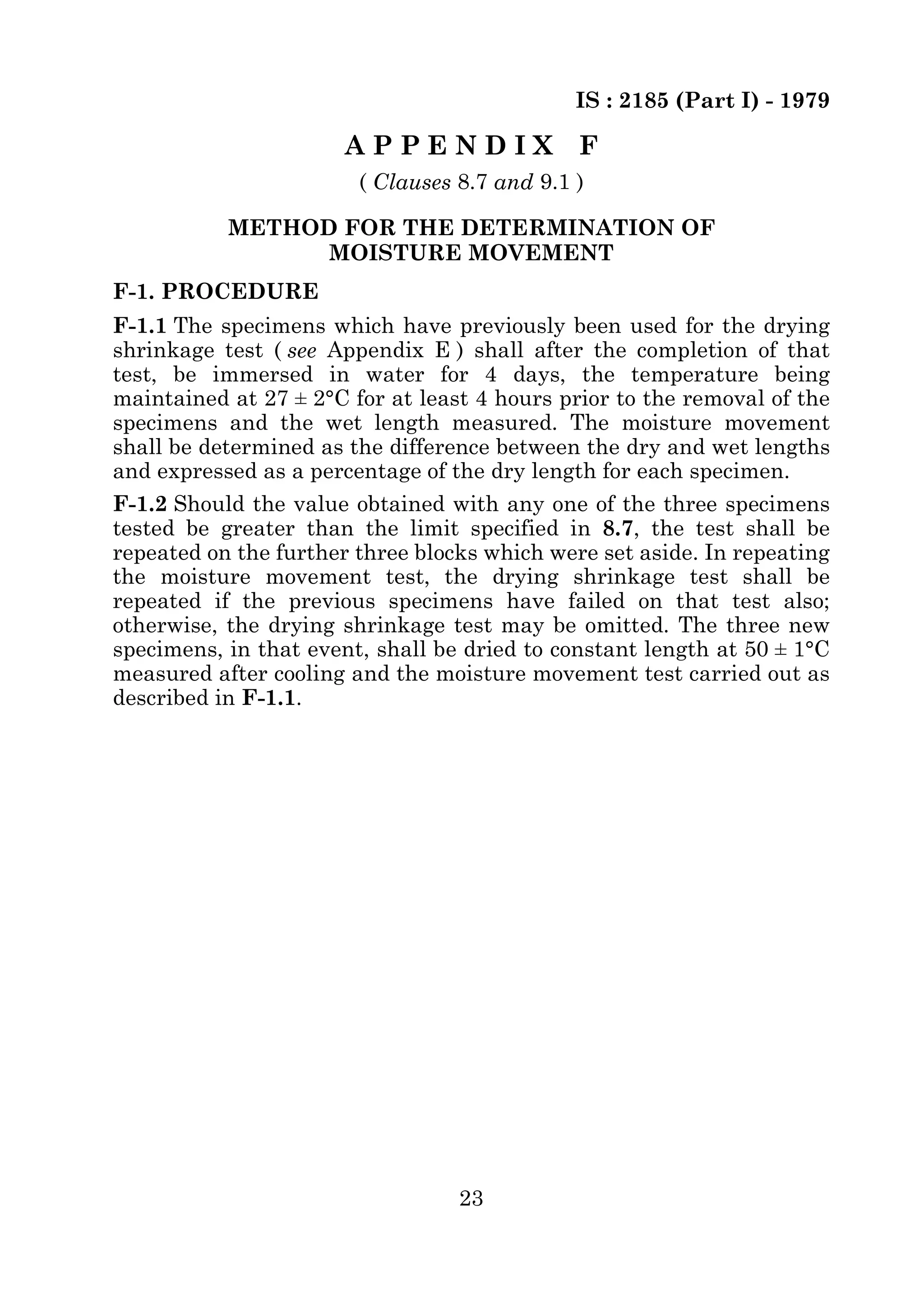 Is 2185 1 1979(2003) | PDF