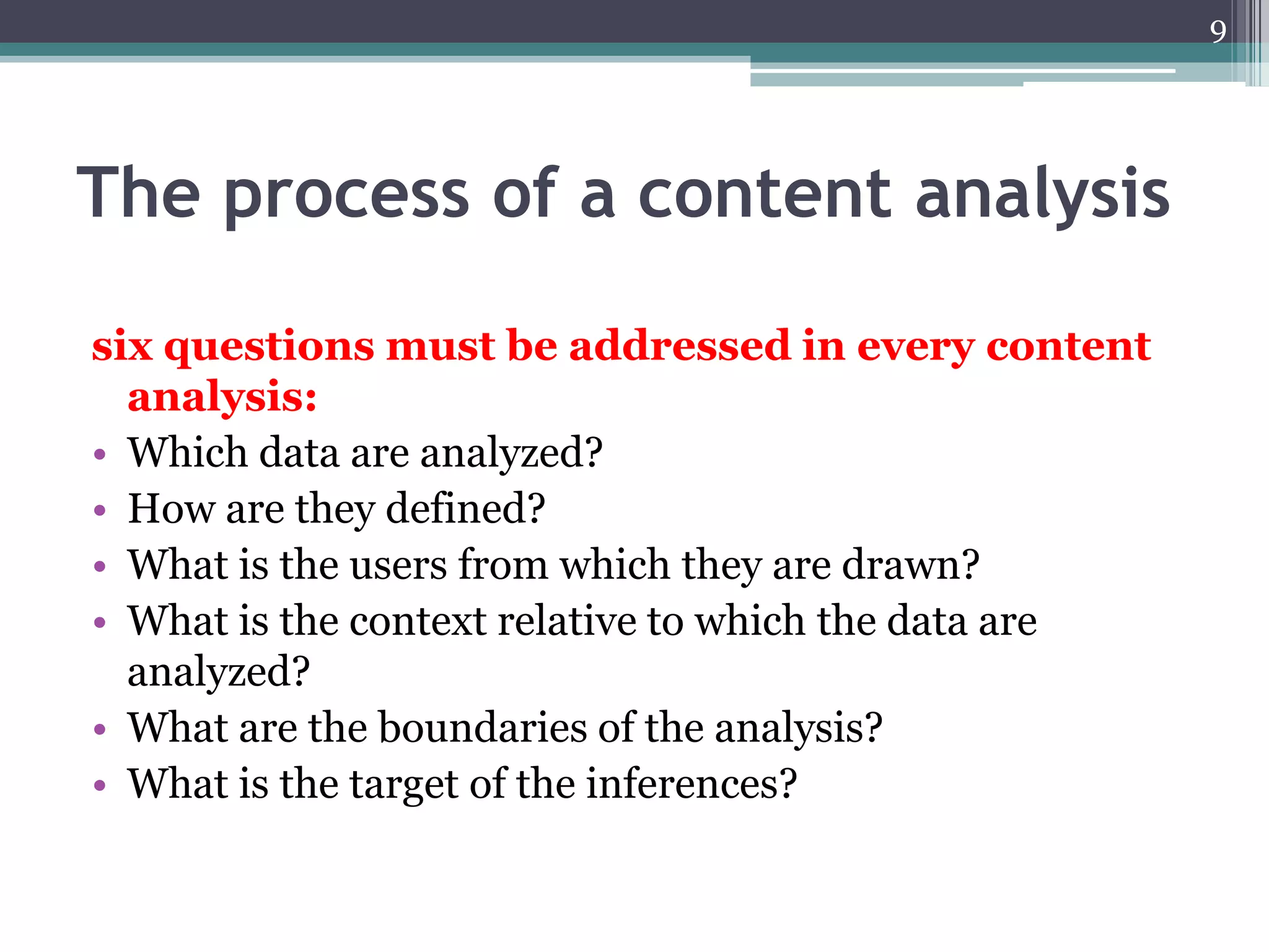 content analysis | PDF