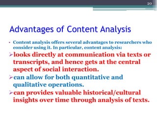 content analysis | PDF