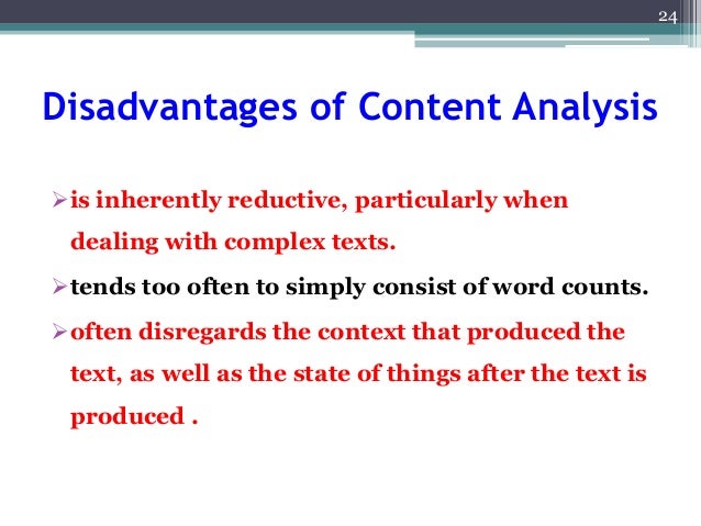 content analysis
