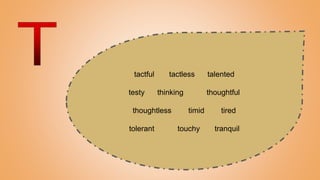 Is 41 glossary - description of people. | PPT