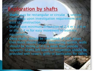IS 4453: 2009 METHODS OF SUBSURFACE EXPLORATION | PPTX