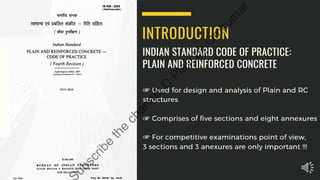 IS 456 2000 summary | PDF