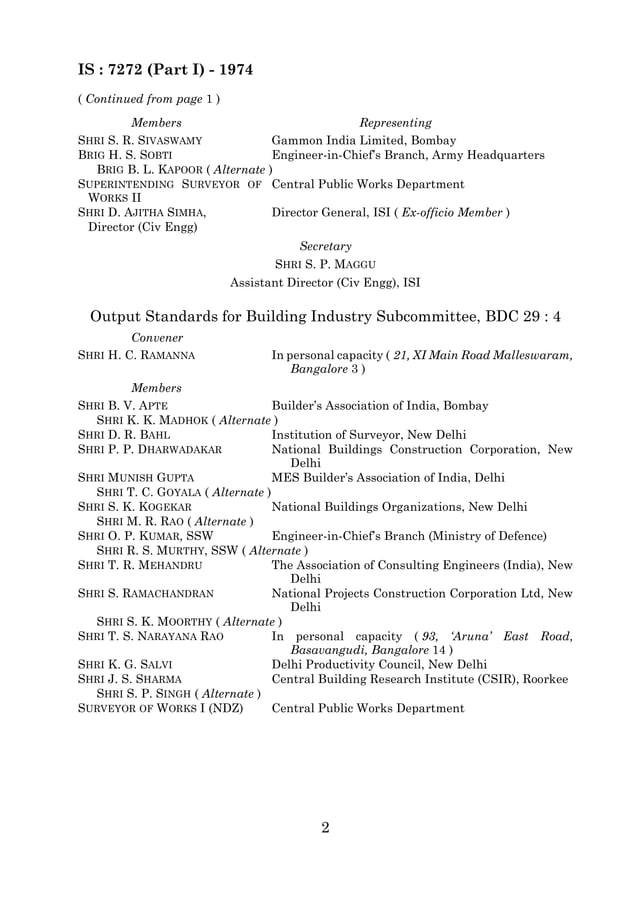Is 7272 1 (1) | PDF | Construction Industry | Industries