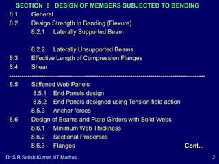 IS800-8Beam as a civil definition of design | PPT