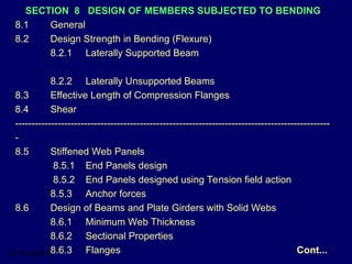 IS800overview based on IS800 indian steel code | PPT