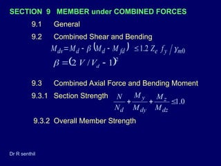 IS800overview based on IS800 indian steel code | PPT