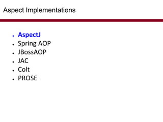 AspectJ Android with Example | PPT