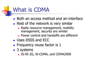 IS95 CDMA Technology | PDF